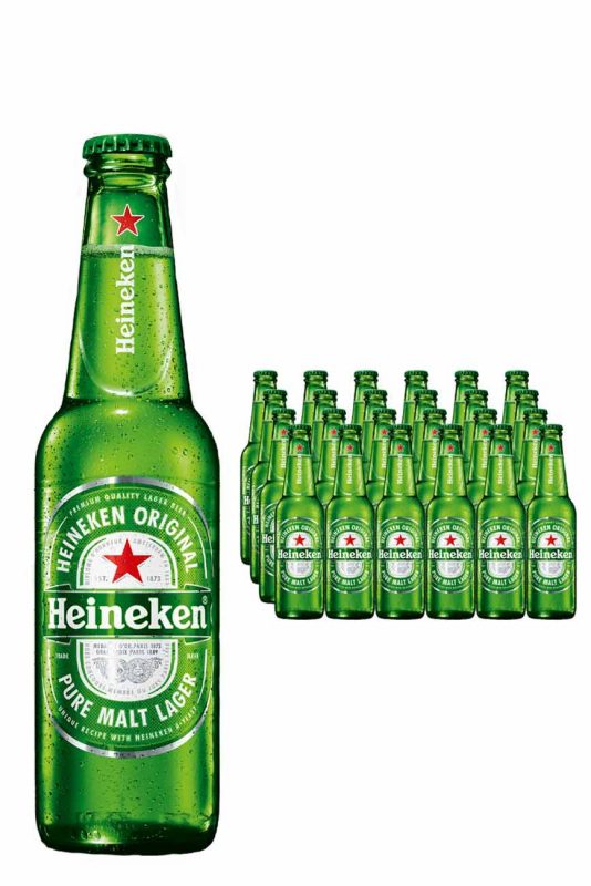Heineken Premium Lager 24 x 33cl Case | VIP Bottles