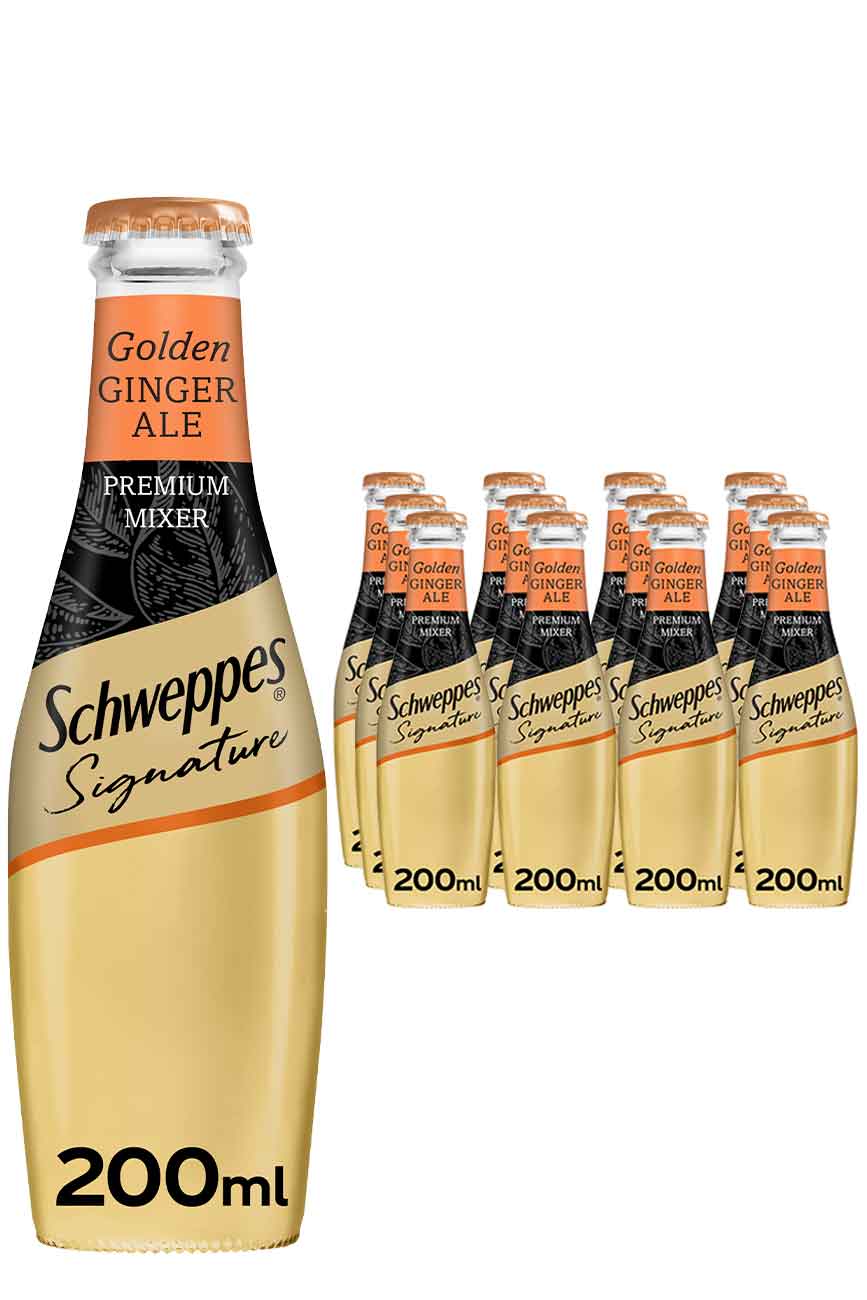 Schweppes Signature Golden Ginger Ale 12 x 20cl Case | VIP Bottles