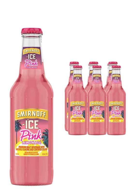 Smirnoff Ice Pink Lemonade 24 x 33cl Case | VIP Bottles