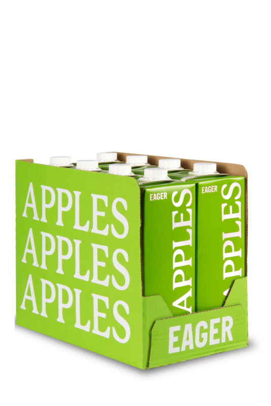 Eager Apple Juice 8 x 1L Case | VIP Bottles