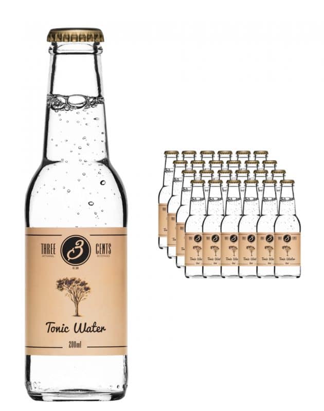 Three Cents Tonic Water 24 x 200ml Case | VIP Bottles