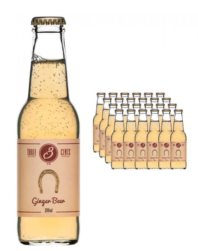 Three Cents Ginger Beer 24 x 200ml Case | VIP Bottles