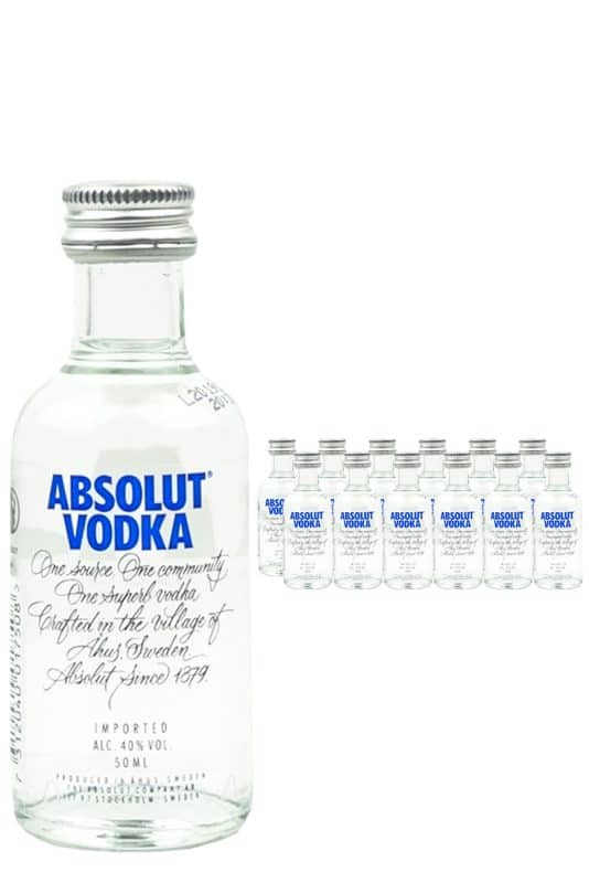 Absolut Vodka 12 x 5cl Case | VIP Bottles