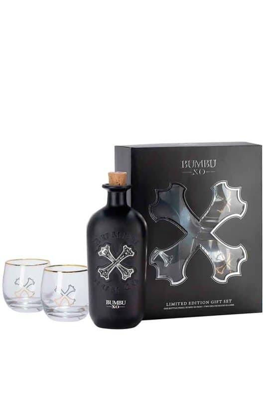 Bumbu XO Rum Gift Set with 2 Glasses 70cl | VIP Bottles